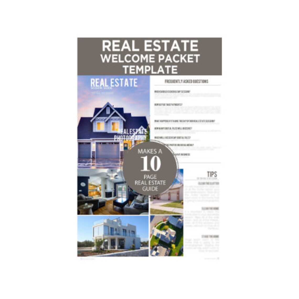 Real Estate Photography Client Guide Welcome Magazine | Etsy
