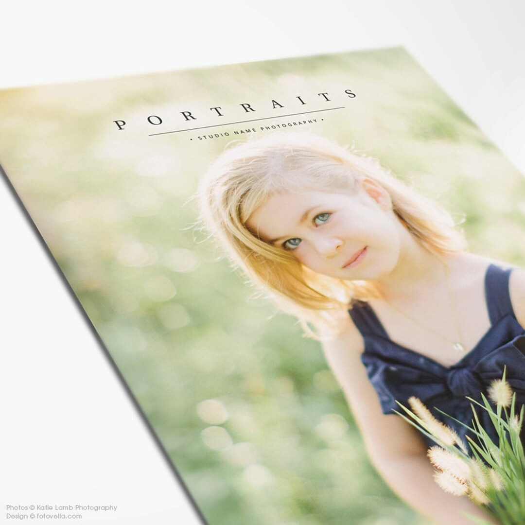 Photography Marketing Brochure - Portrait Photography Marketing ...