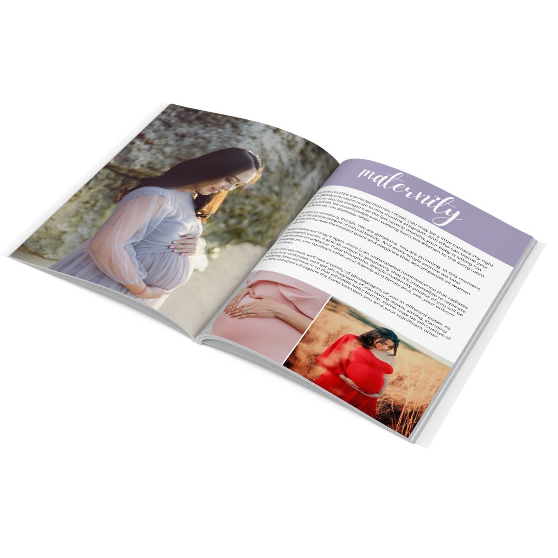 Maternity Photography Welcome Packet for Canva Client Guide - Etsy