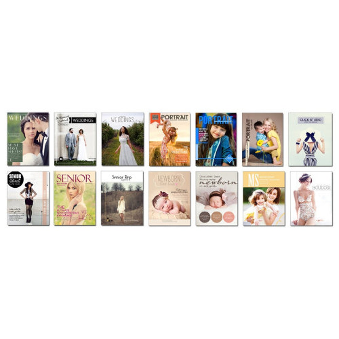 Photography Welcome Packet Bundle, Magazine Template, Client Guide ...
