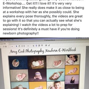 Amy Cook Photography Newborn E-workbook and Videos for Photographers - Etsy
