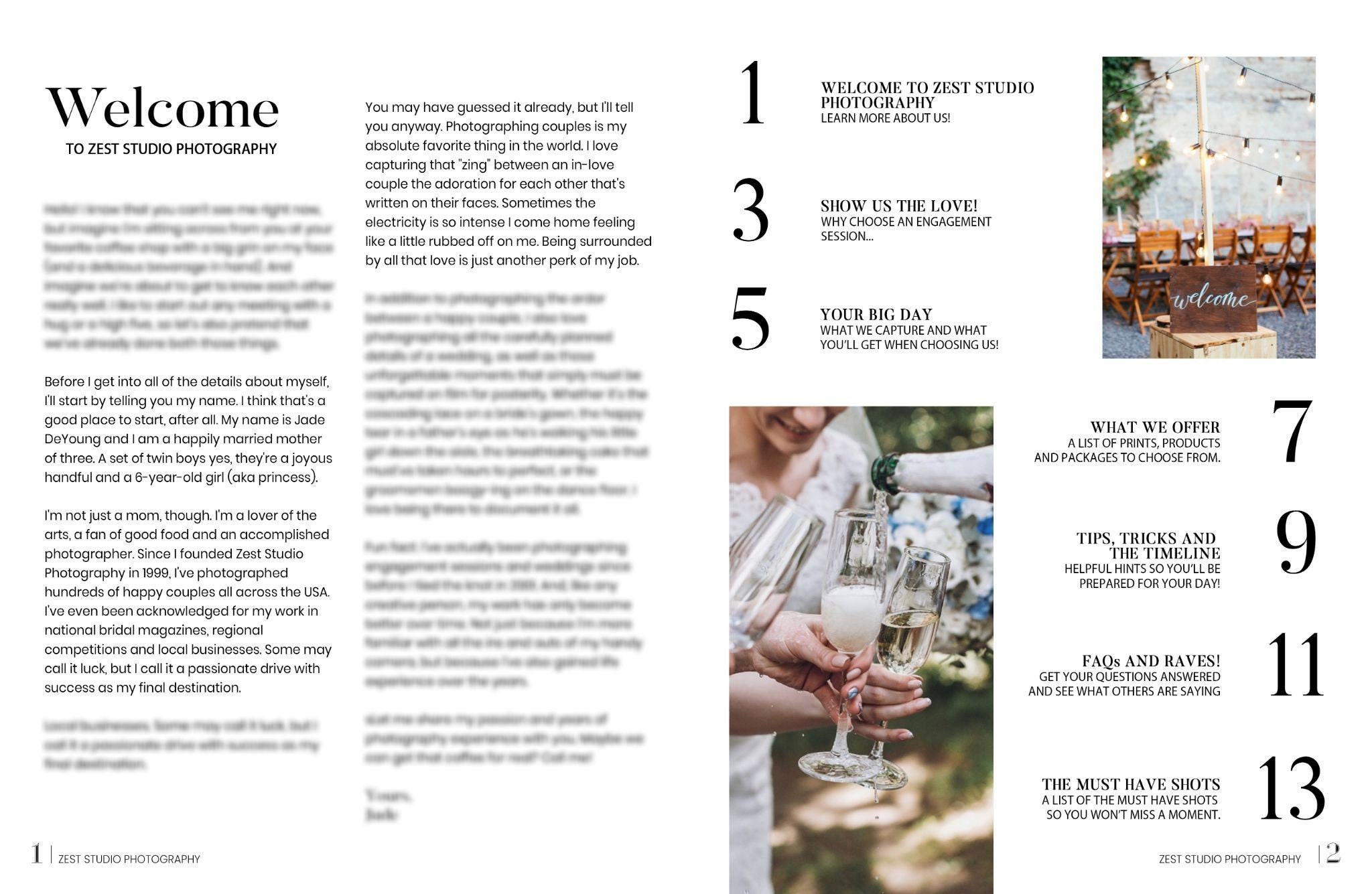 Wedding Welcome Packet Wedding Client Guide Wedding | Etsy