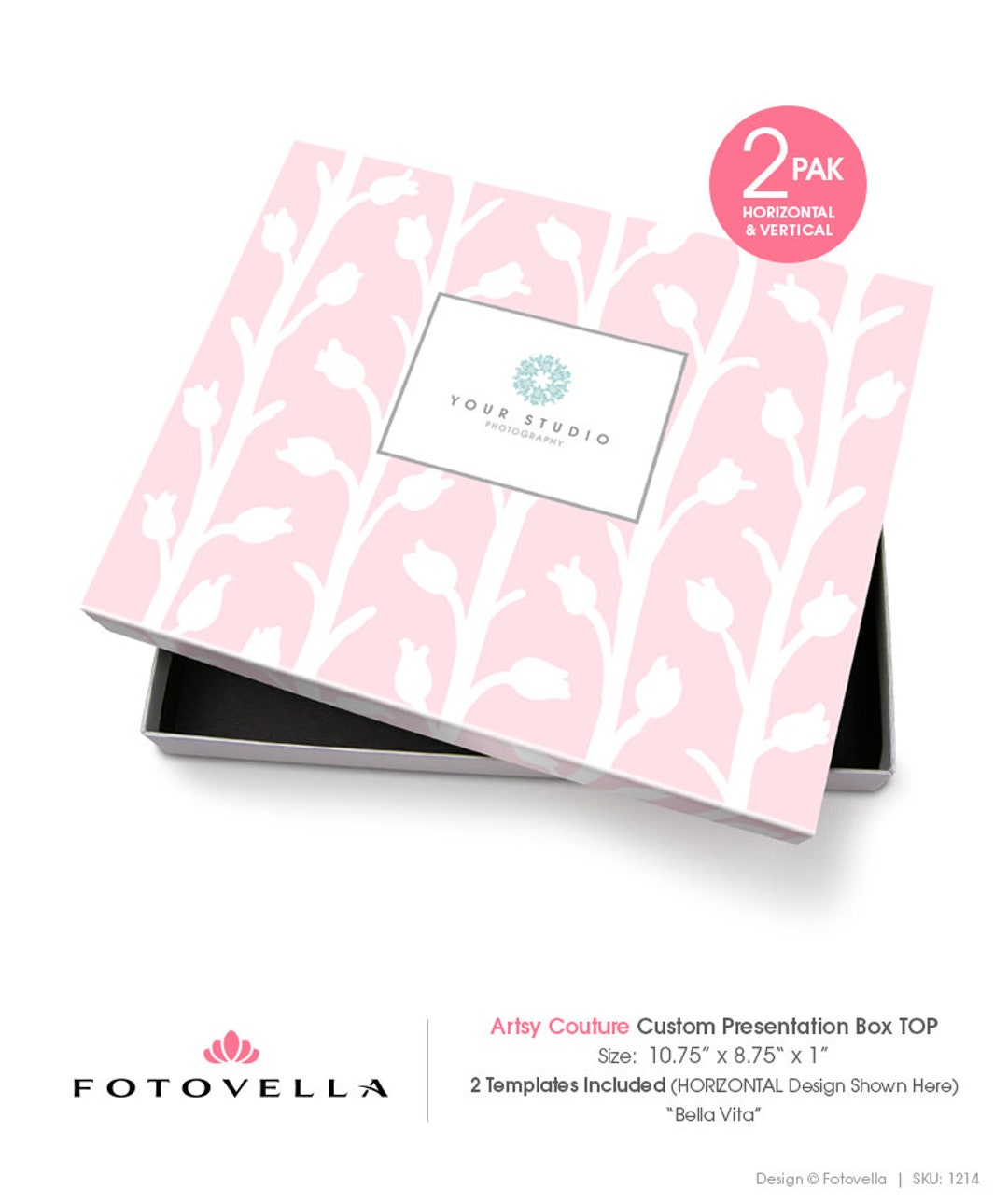 Image Proof Box Template for Photographers - Artsy Couture Custom ...