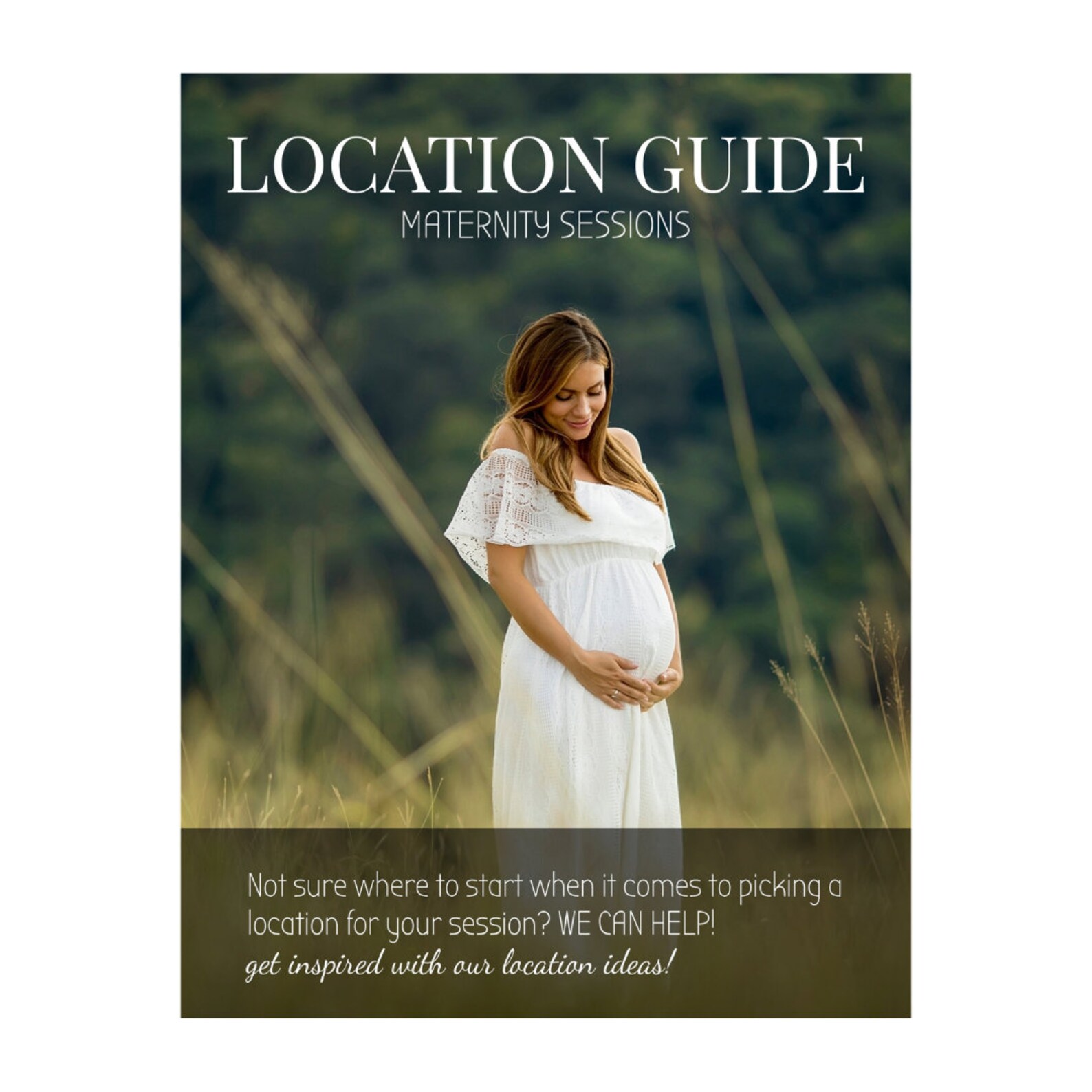Maternity Photography Location Planning Guide for Clients | Etsy
