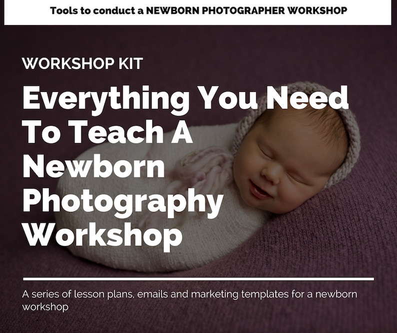 Newborn Photography Workshop Kit for Photographers - Etsy