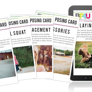 Photography Posing Cards | Posing Cards for Portraits, Family Posing ...