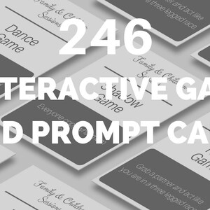 246 Interactive Game & Prompts for Family Photography Sessions - Etsy