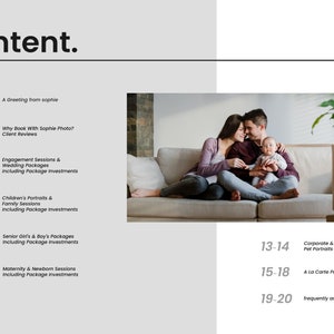 Portrait Client Guide, Welcome Packet Template, Magazine Template for Photographers - Etsy