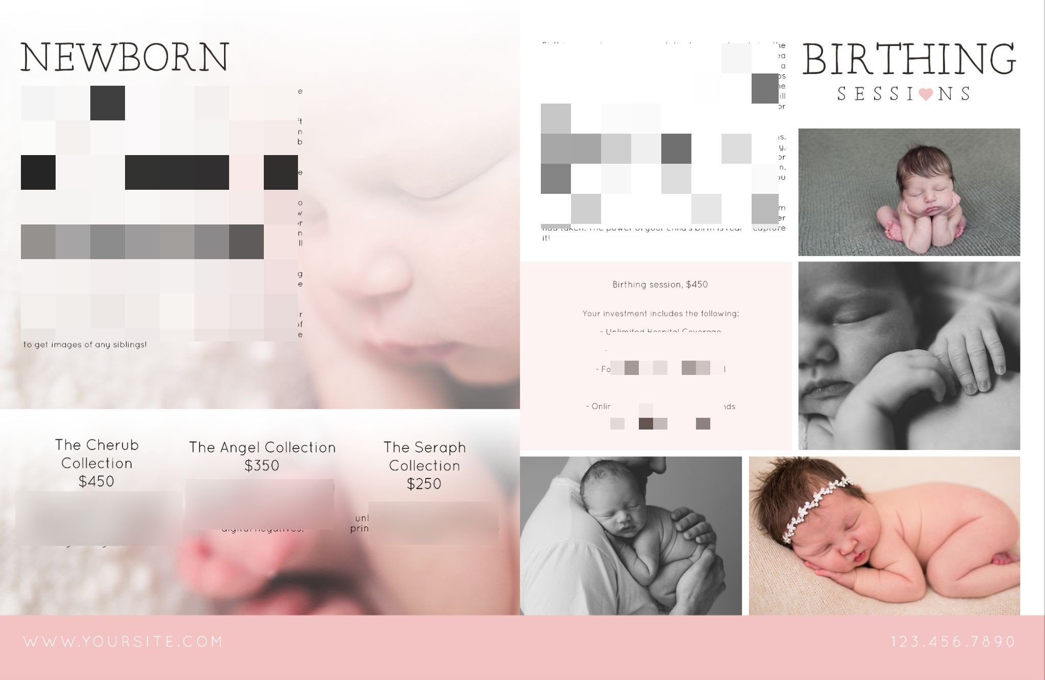 Newborn Welcome Packet Magazine Template {3rd Edition} for ...