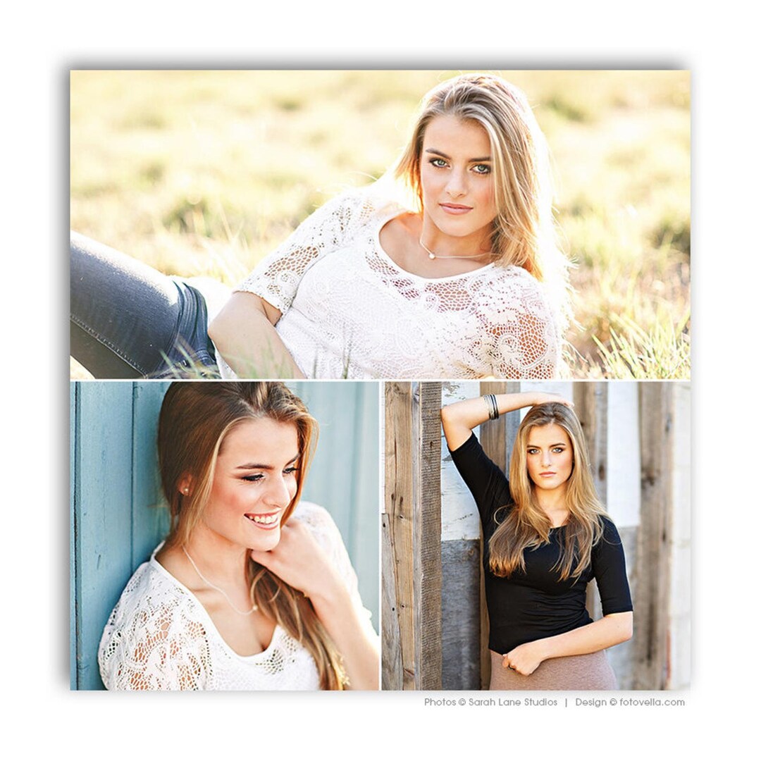 Photo Collage Template - 24 Inch Square Photo Collage - SIMPLICITY 24 ...