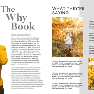 Portrait Client Guide, Welcome Packet Template, Magazine Template for Photographers - Etsy