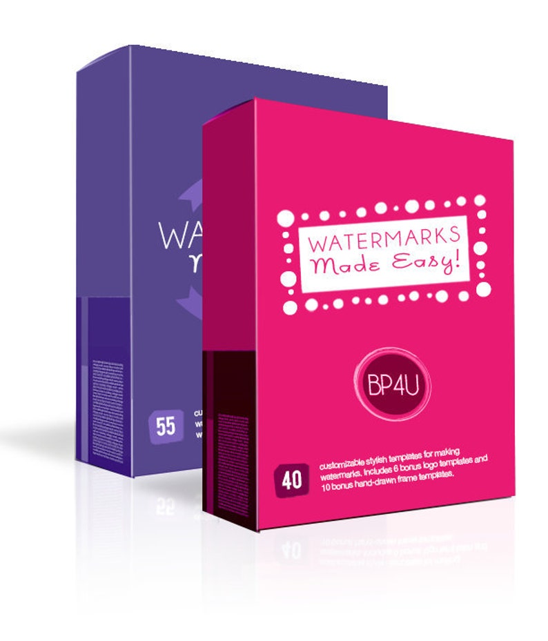 Premade Watermarks, Photoshop Watermarks, Done for You Photography ...
