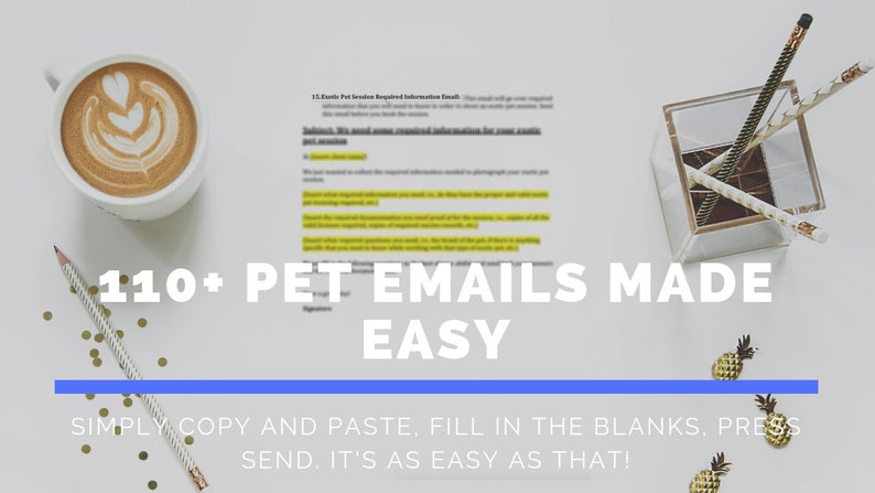 116 Pet Photography Workflow Emails, Copy Paste Templates, Client ...
