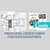School Photography Order Form Template | Preschool Photos Printable ...