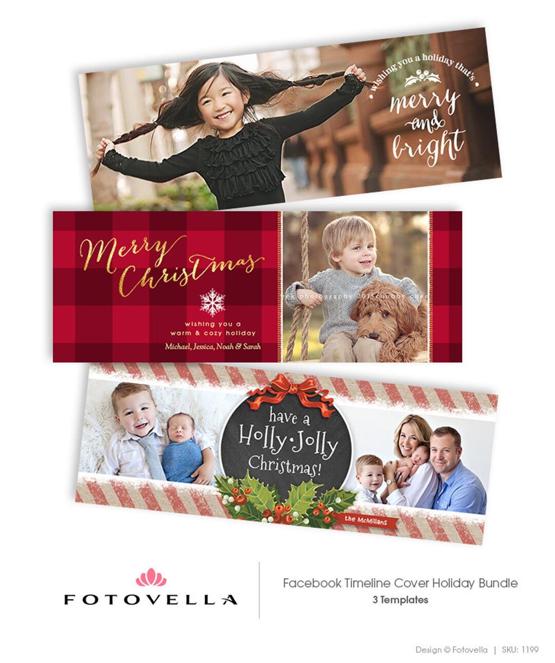 Christmas Facebook Timeline Covers for Photographers - Etsy