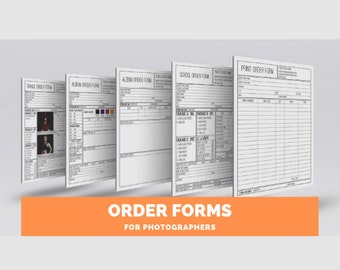 Sports Photography Order Form - Etsy