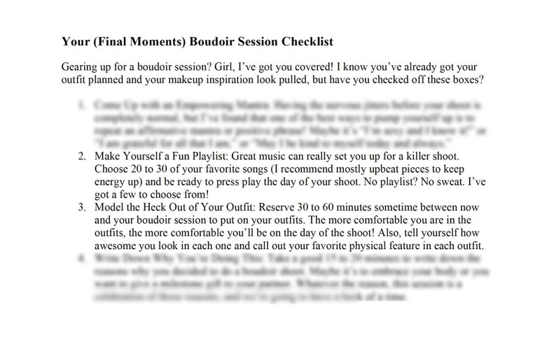 Boudoir Photography Marketing Kit | Templates, Prewritten Emails, Blog ...