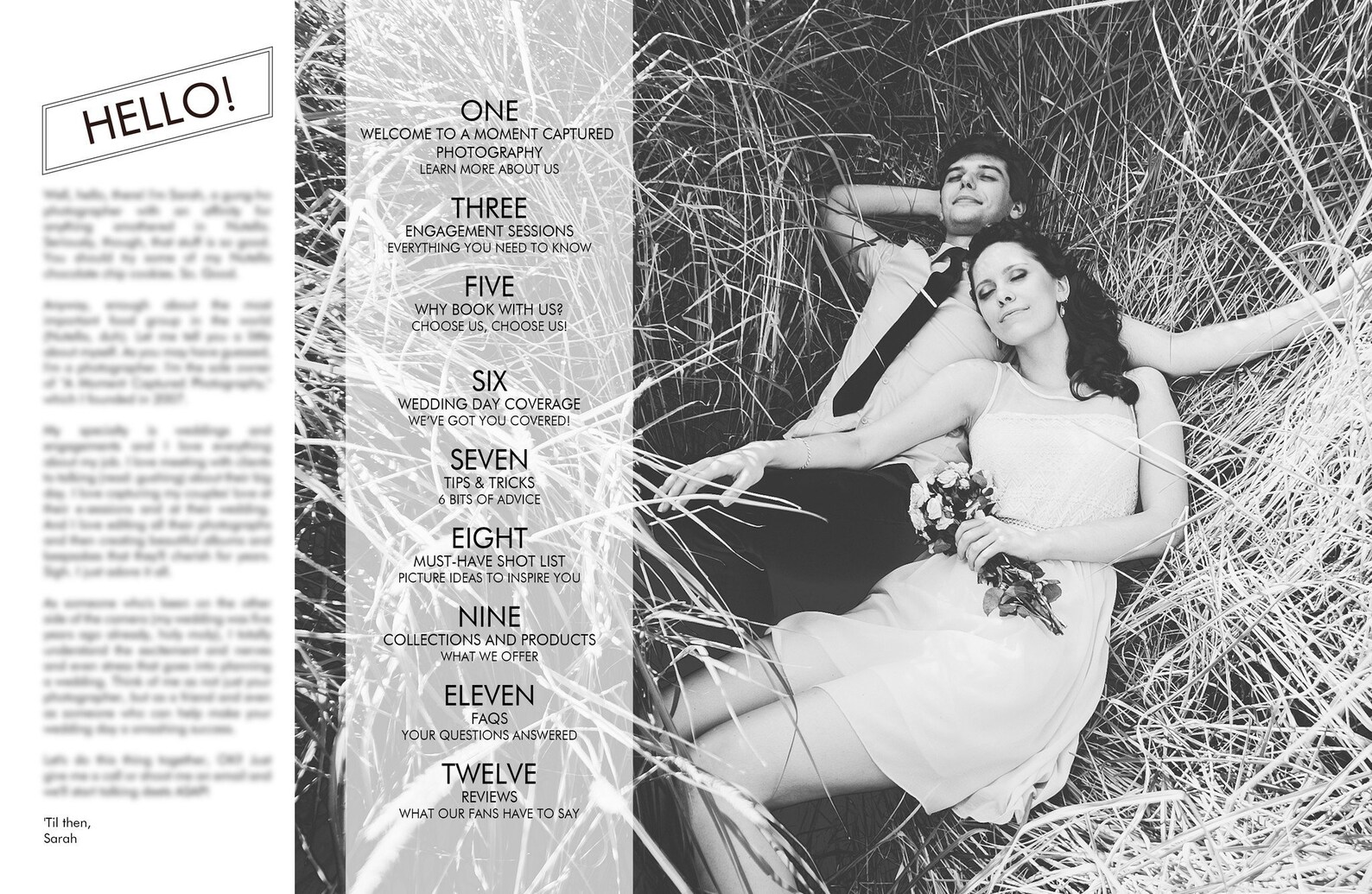 Wedding Welcome Packet Magazine Template Photography Pricing - Etsy