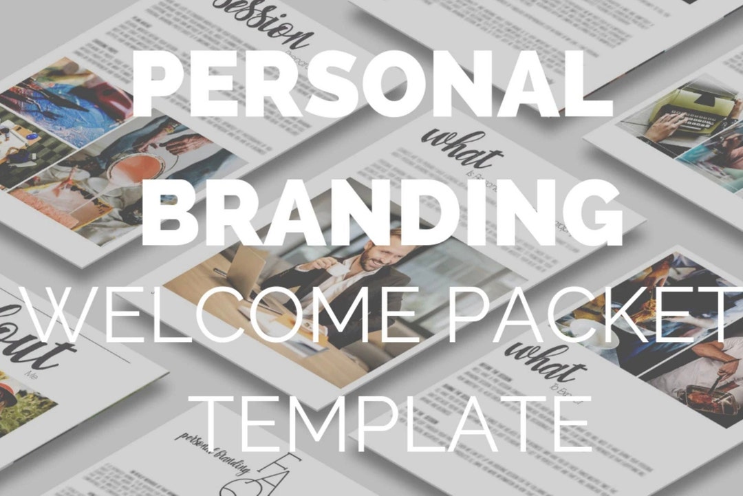 Personal Branding Client Guide | Editable Session Planning Template for ...