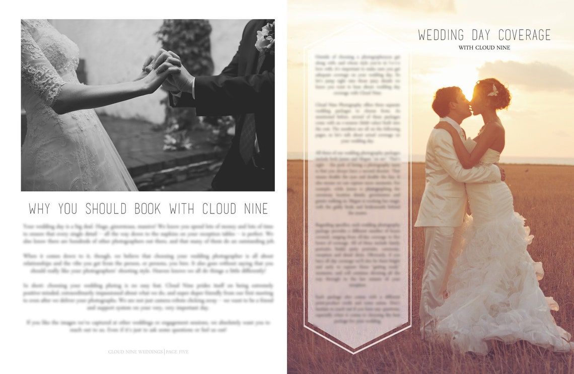 Wedding Team Welcome Packet Template -magazine Template for ...