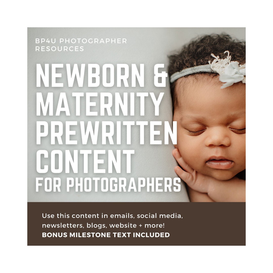 Newborn Email Content - Etsy