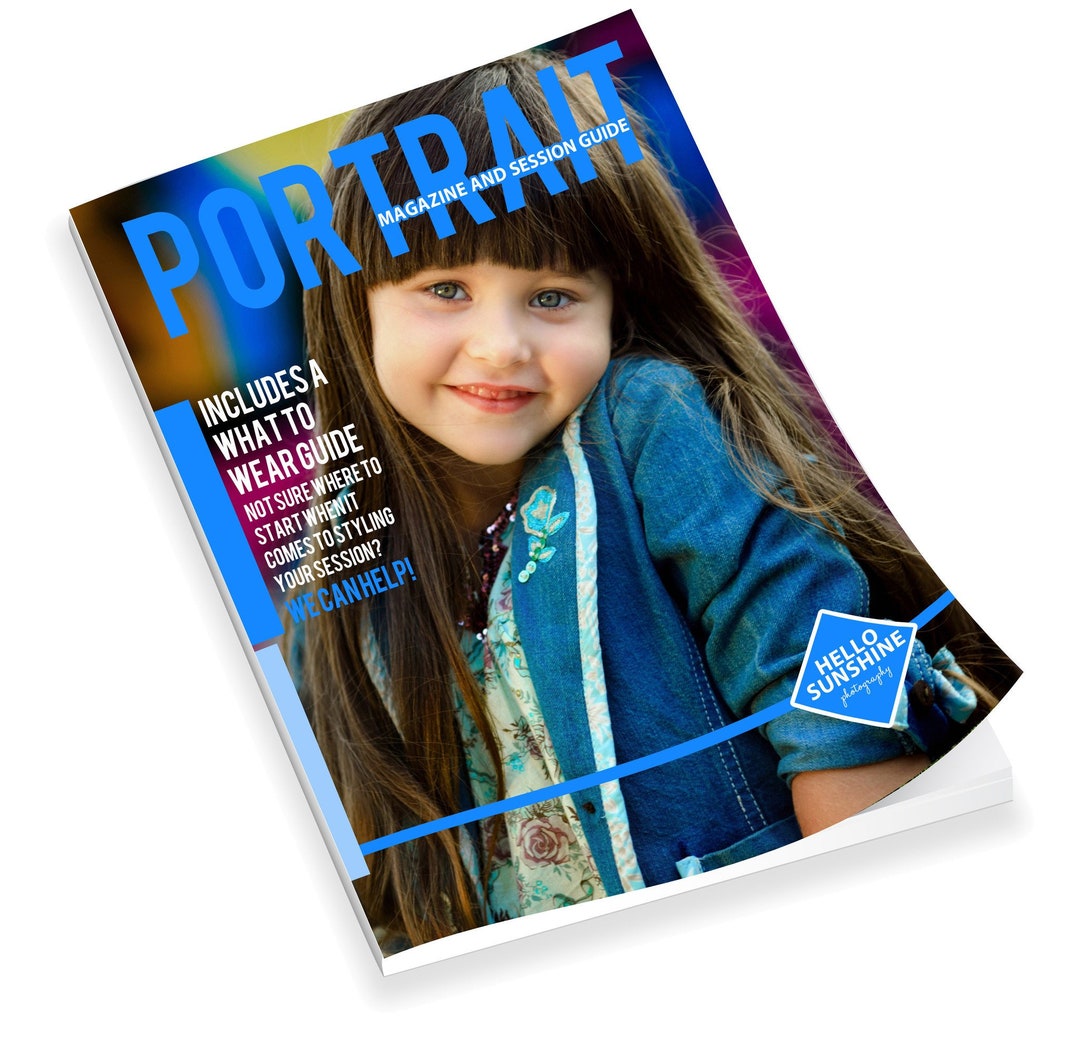 Portrait Welcome Packet Magazine Template {2nd Edition} for ...