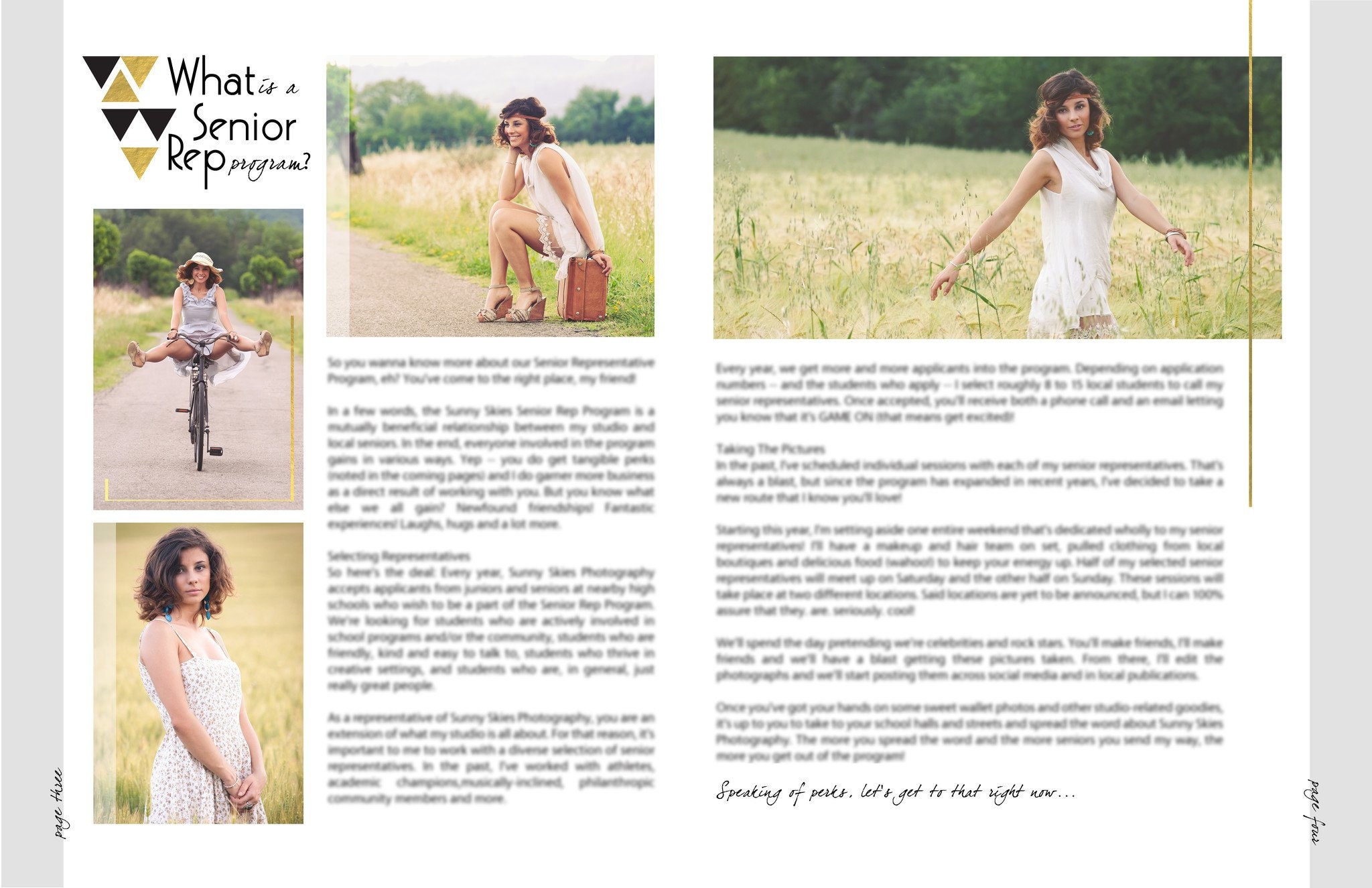 Senior Rep Program Welcome Packet Magazine Template for - Etsy