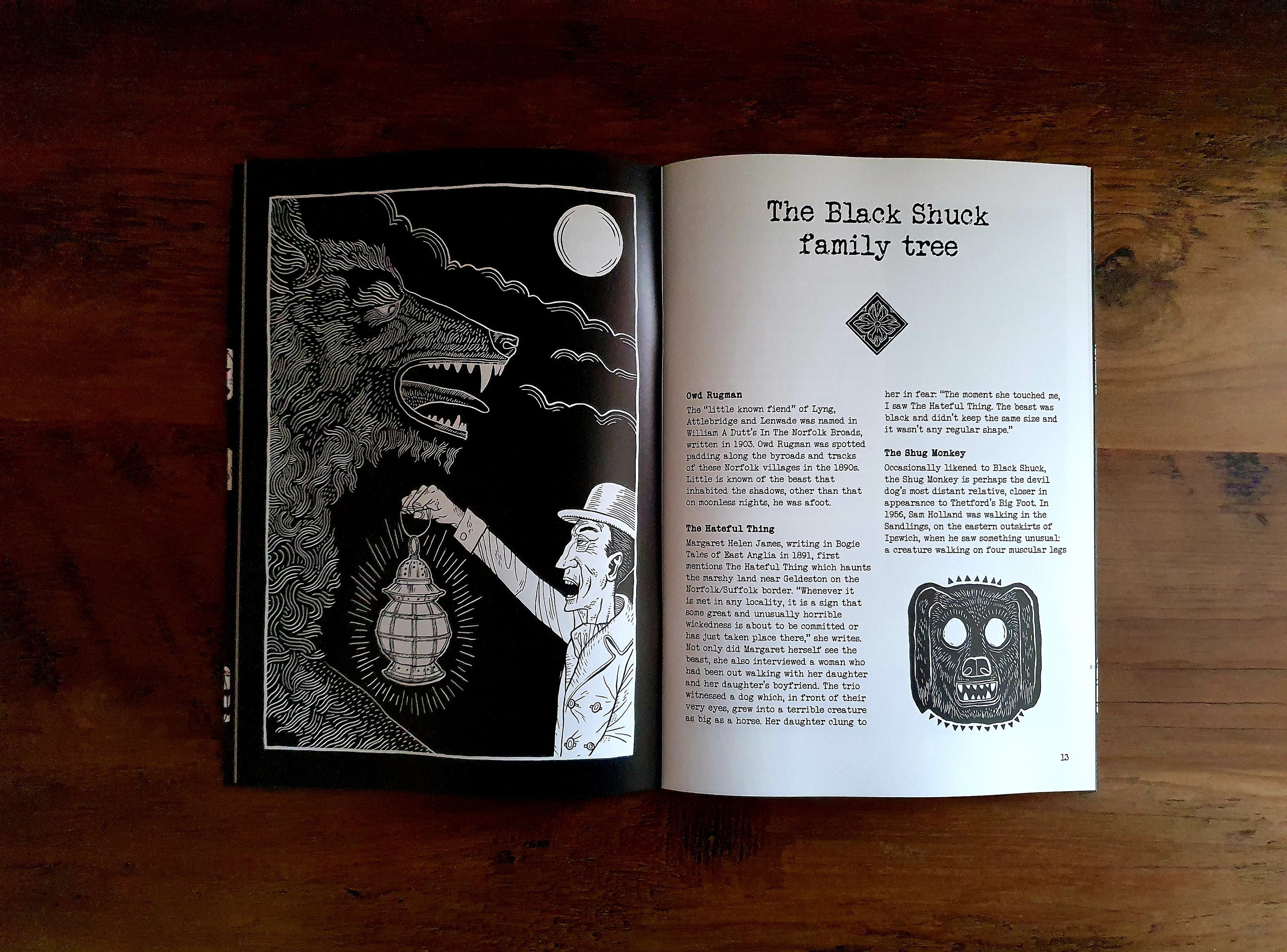 SHUCK Issue 1 the Dark A Zine About Norfolk Folklore and - Etsy