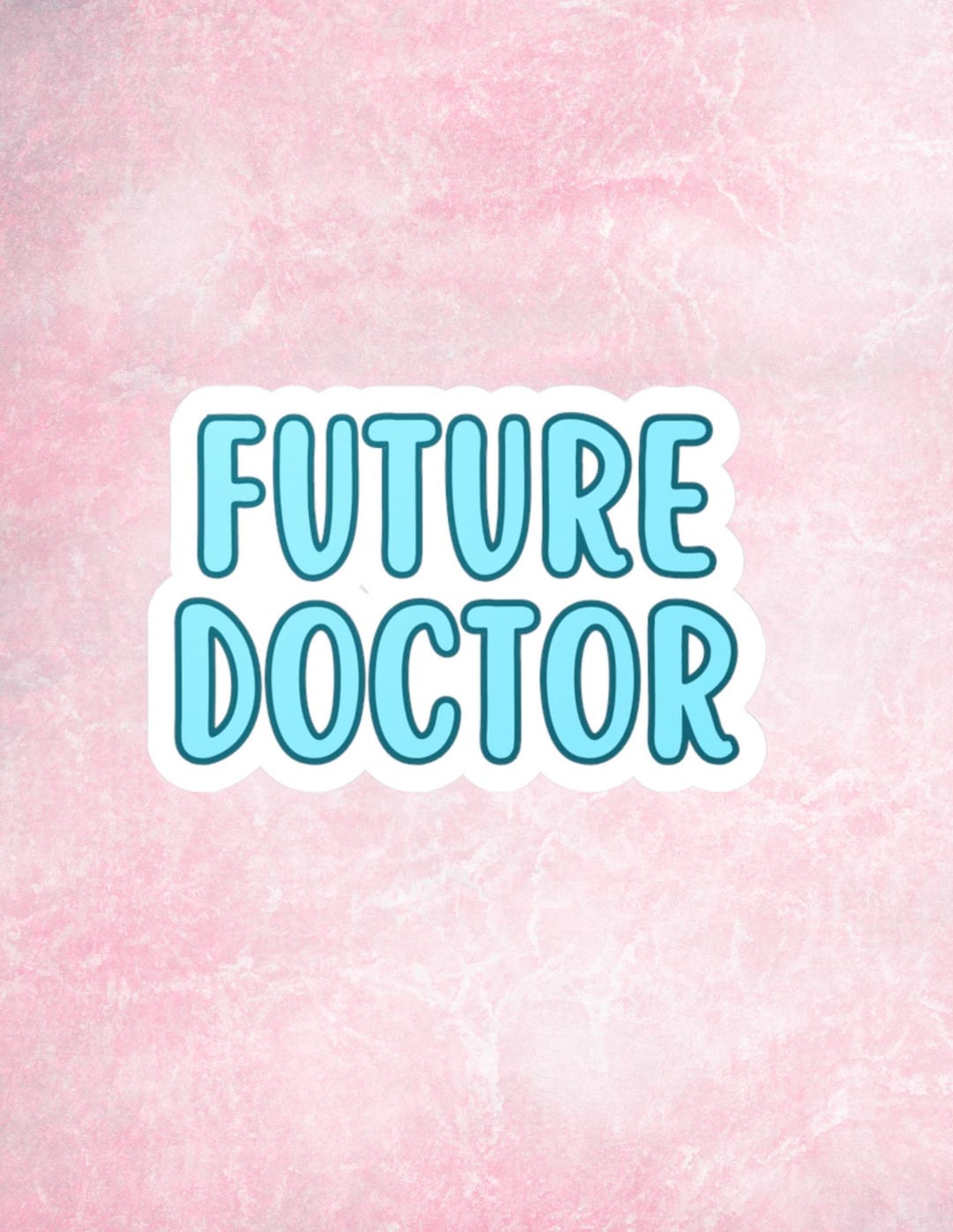 Future Doctor Vinyl Decals, Perfect for Med Students, Laptop Stickers ...
