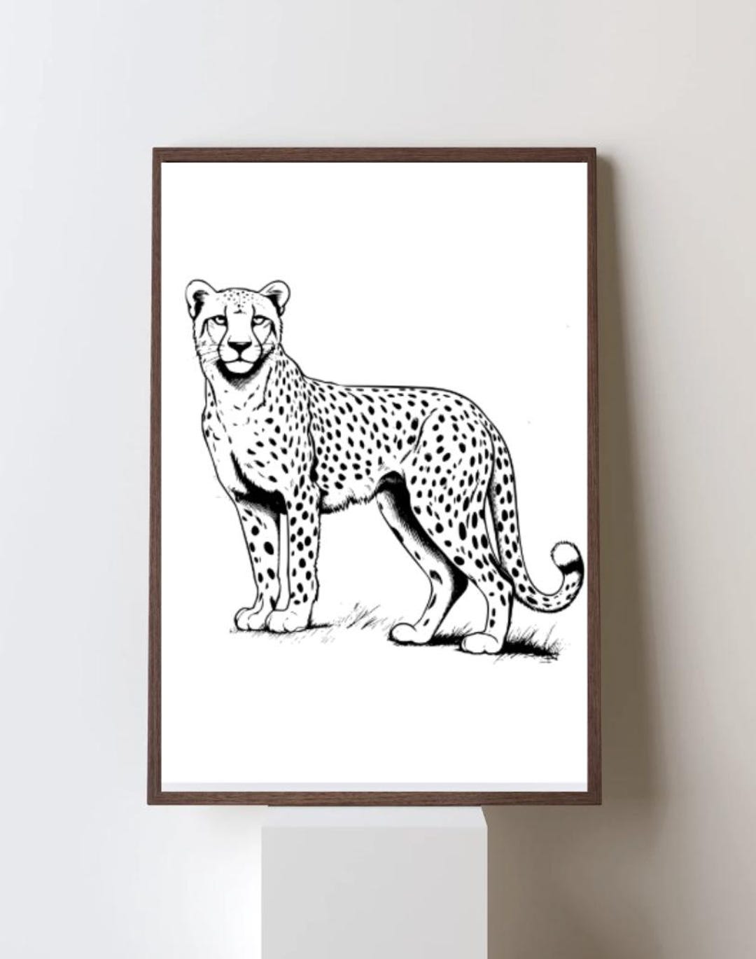 Black and White Predator Animal Posters: Set of 12 (digital Download ...