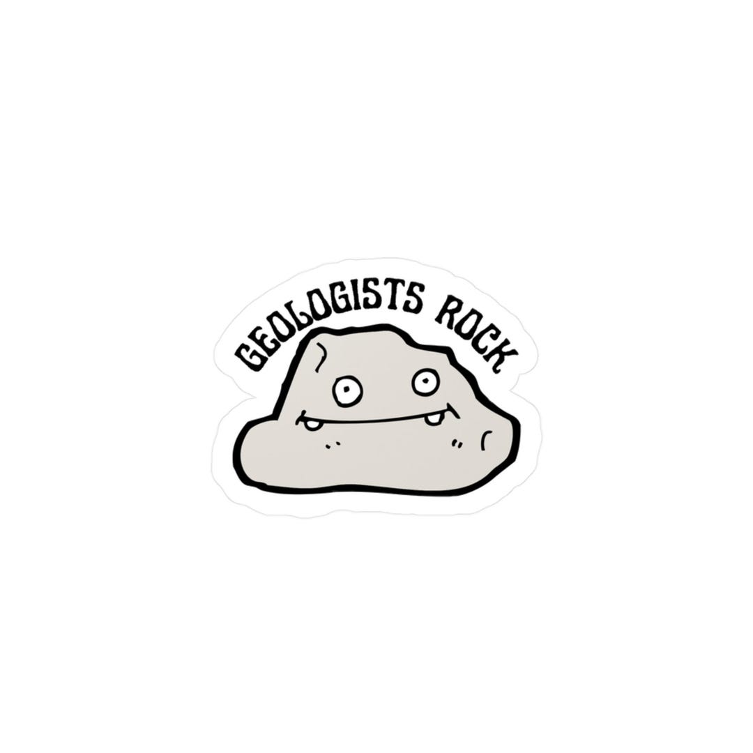 Geologists Rock Sticker: Geology Student Laptop Decal - Etsy