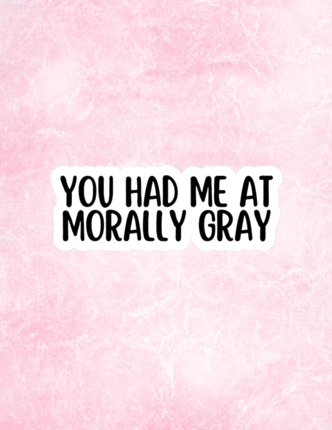 Morally Gray Vinyl Decal: Trendy Laptop Sticker, Book Lover Gift - Etsy