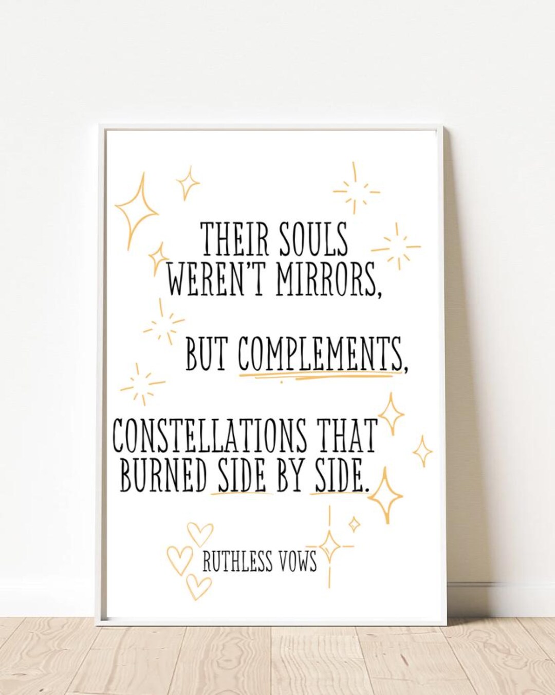 Divine Rivals Poster, Ruthless Vows, Letters of Enchantment - Etsy