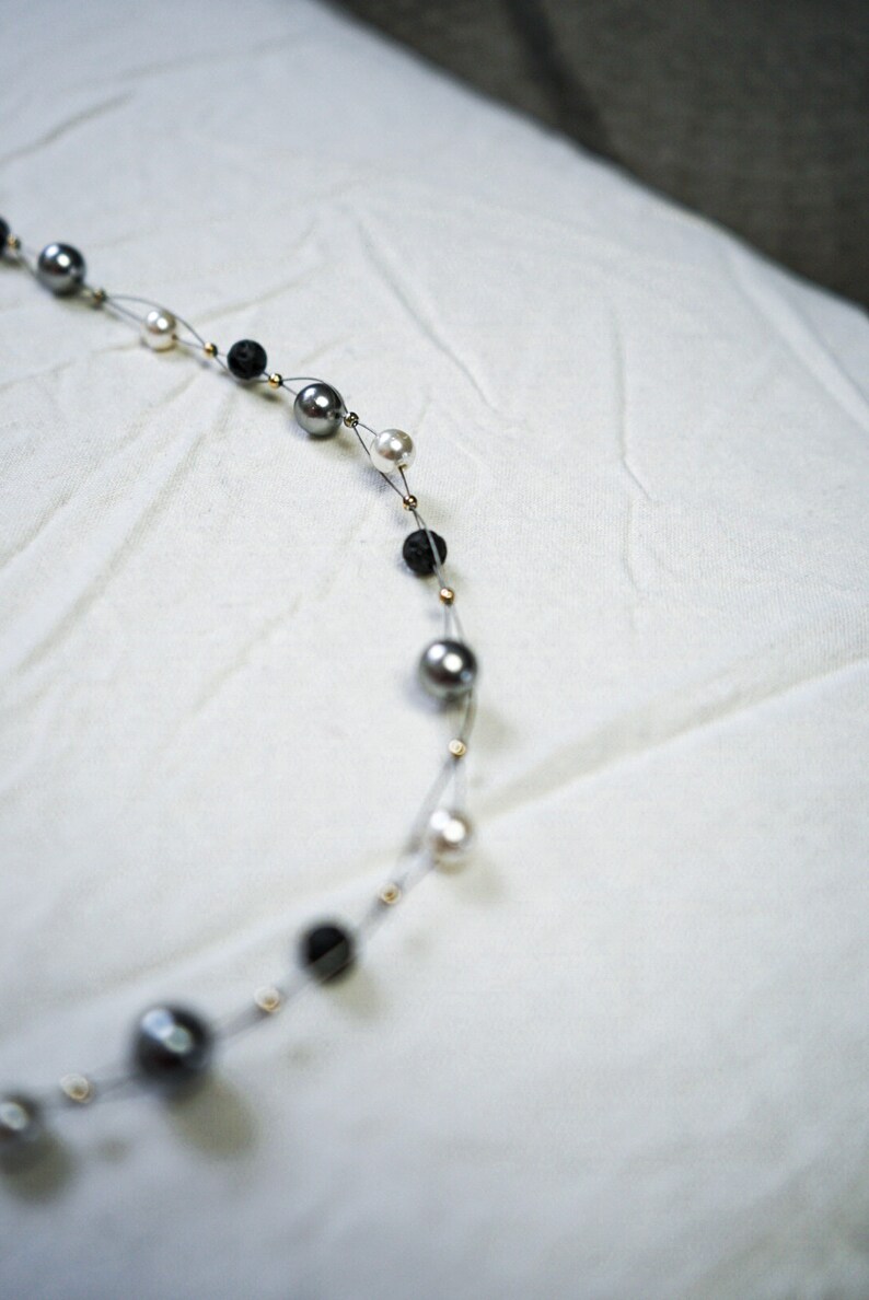 Noble Shell Core Chain With Lava Stone - Etsy
