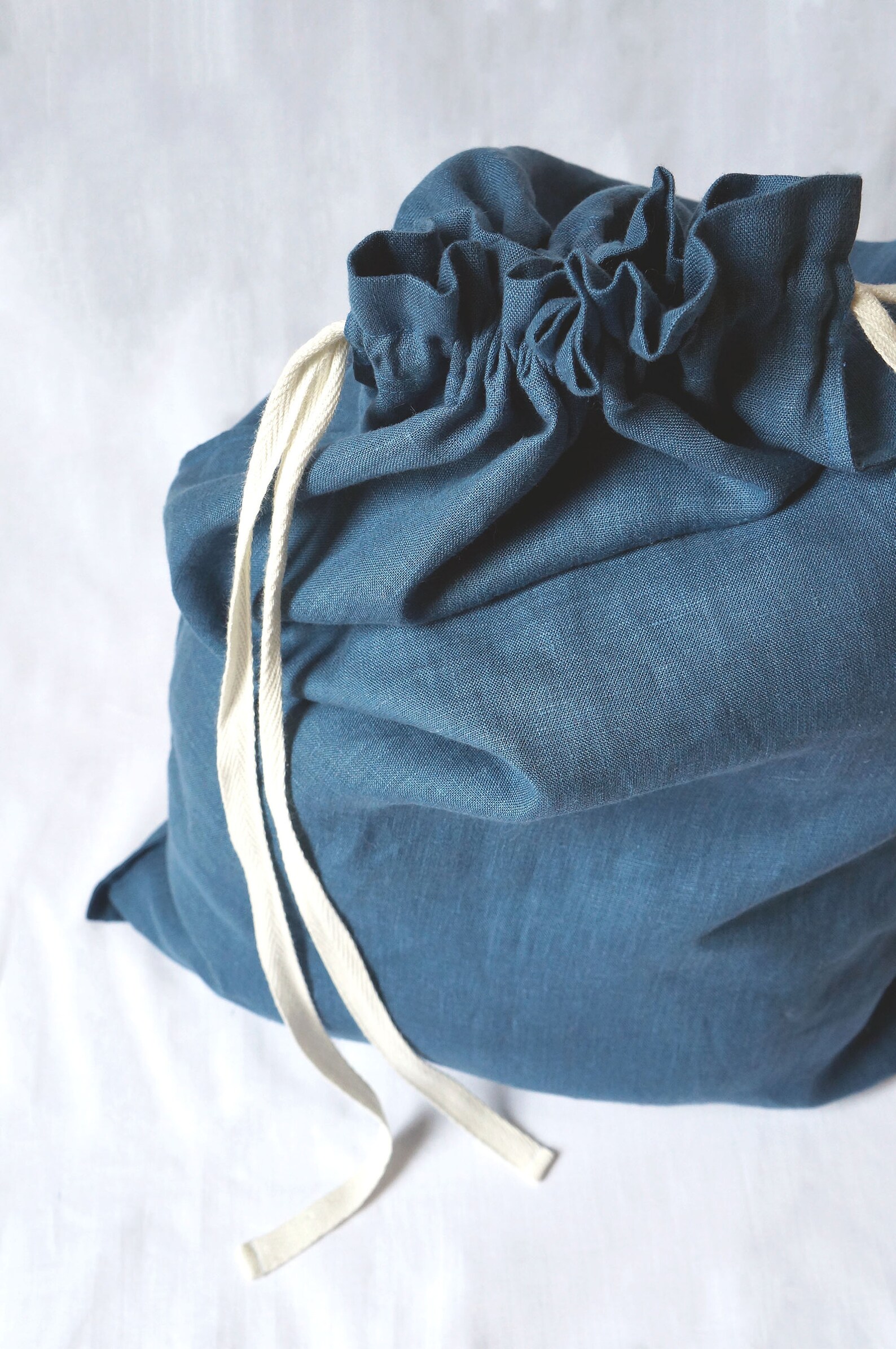 Linen Laundry Bag. Large Linen Storage Bag. - Etsy