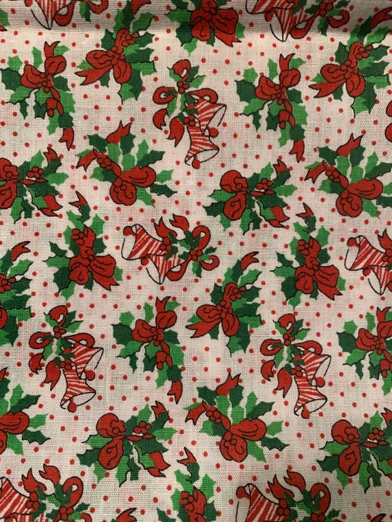 Springs Christmas Holly Fabric 3.5 Yds by 55 Inches Wide - Etsy