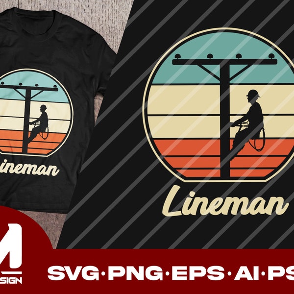 Lineman Svg - Etsy