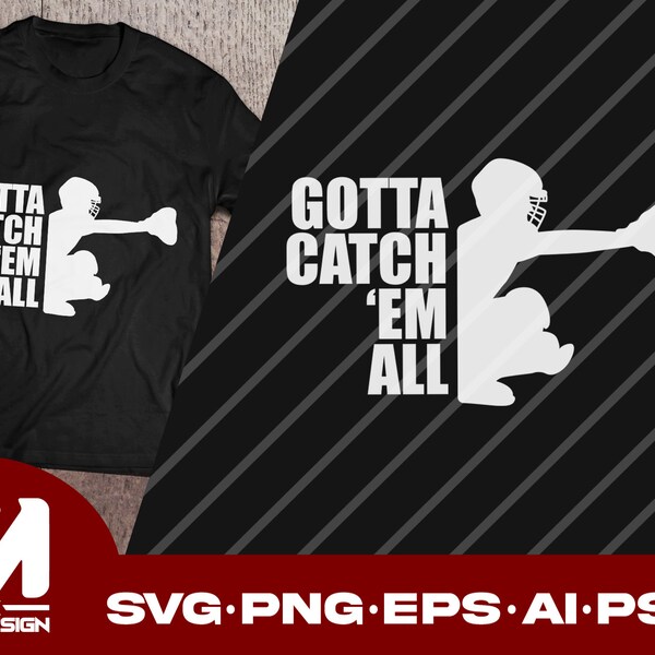 Catch Em All Svg - Etsy