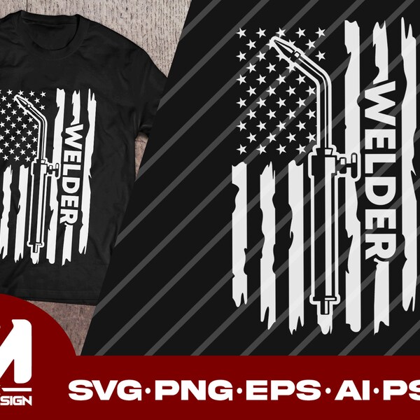 Welder American Flag Png - Etsy