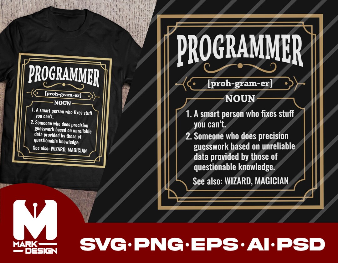 Programmer Svg Programmer Shirt Design Svg Programmer Dictionary Funny ...