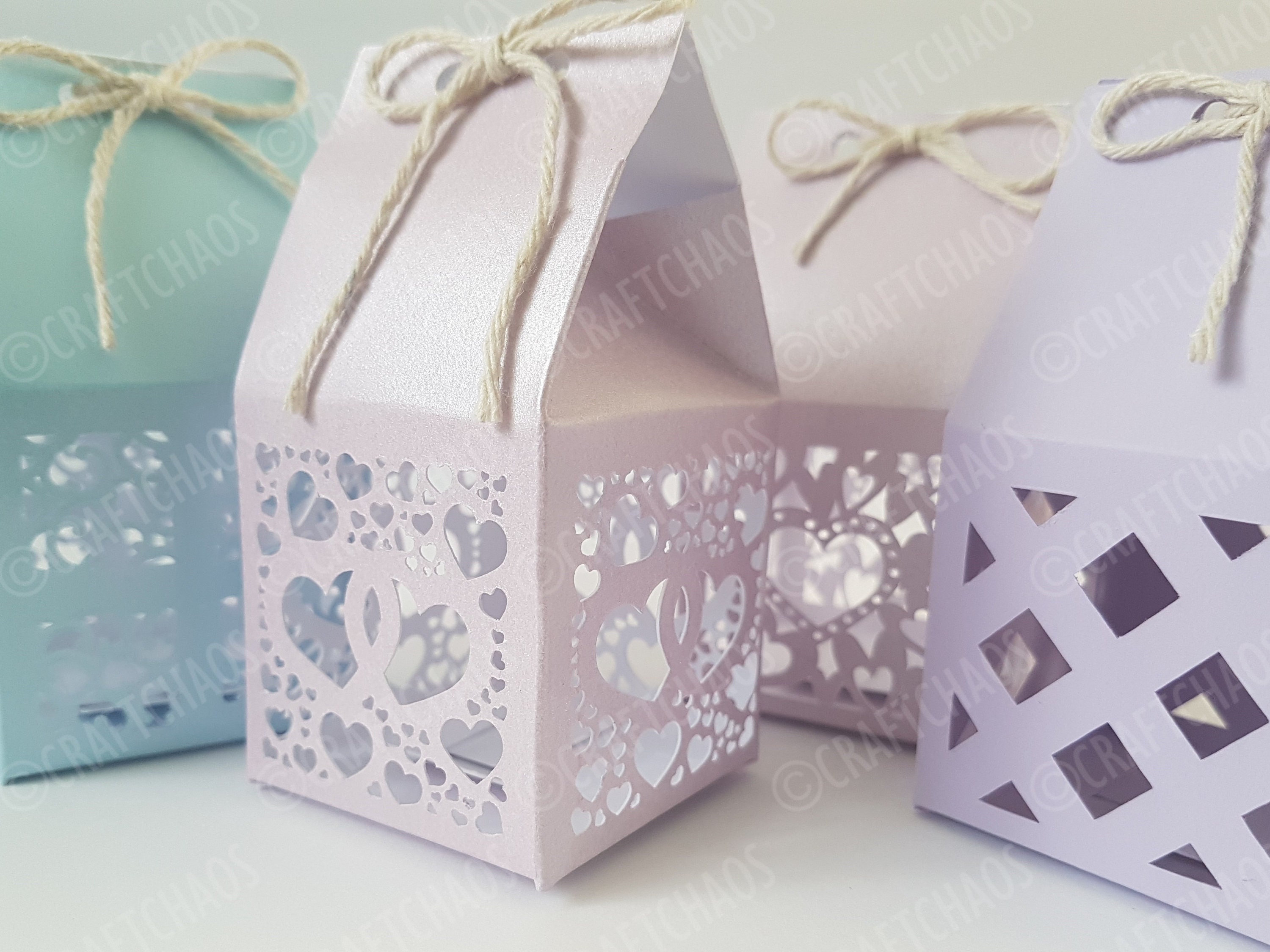 Wedding Favour Box Template Cut File, Circut Template, Paper Design ...