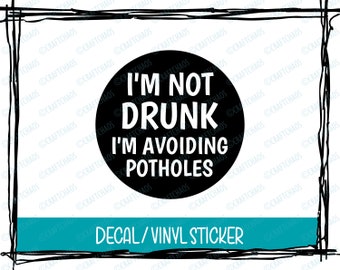 Pothole Car Decal - Etsy UK