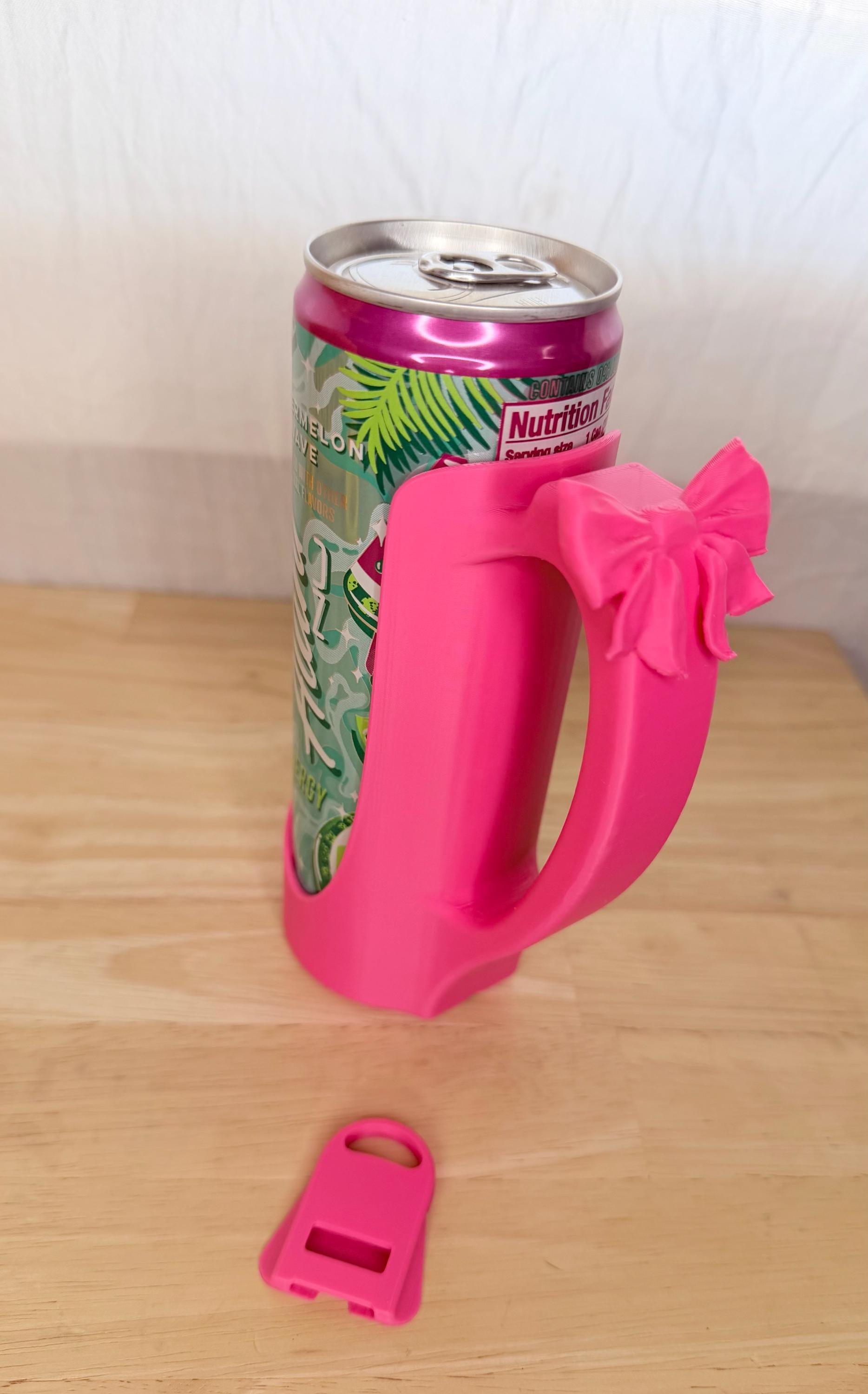 Bow Slim Can Drink Holder and Matching Can Tab Opener 3D Printed - Etsy