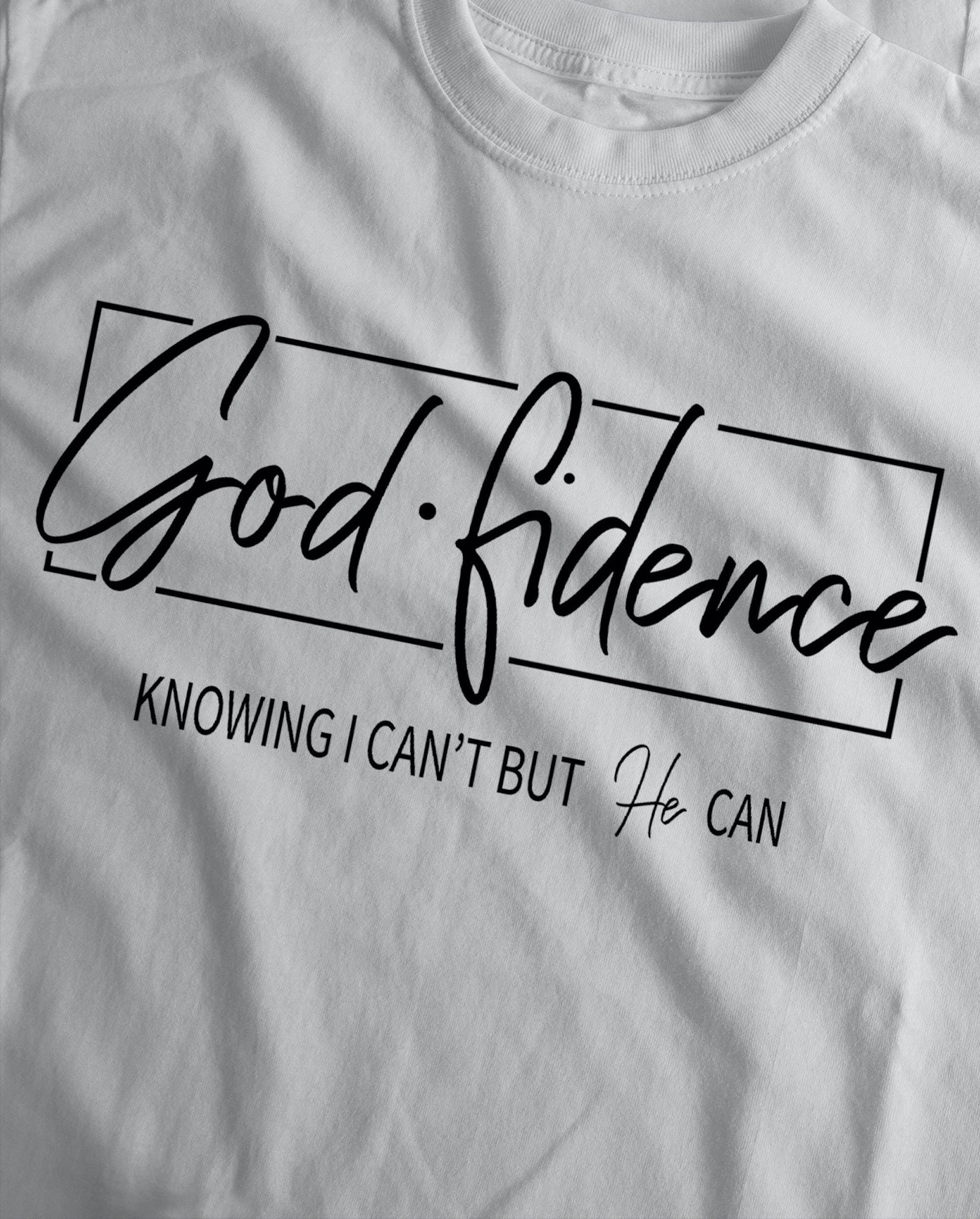 Godfidence Bundle, Godfidence Svg, Png,pdf God Fidence Cute Christian ...