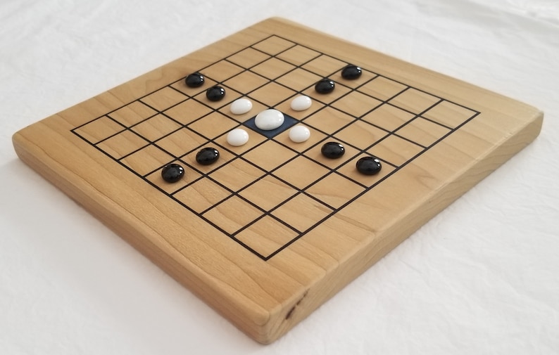 Tafl Game Board - Solid Wooden Reversible Board for Brandub, Ard Ri ...