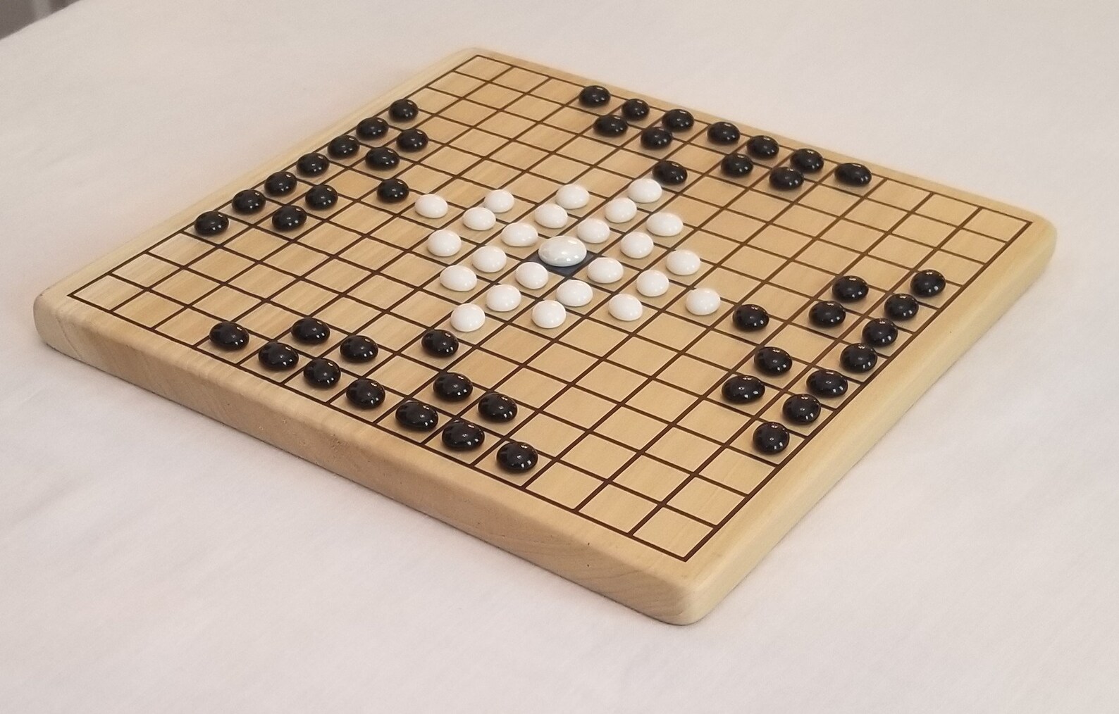 Hnefatafl - Solid Wooden Reversible Board for Tafl, Tawlbwrdd, and ...