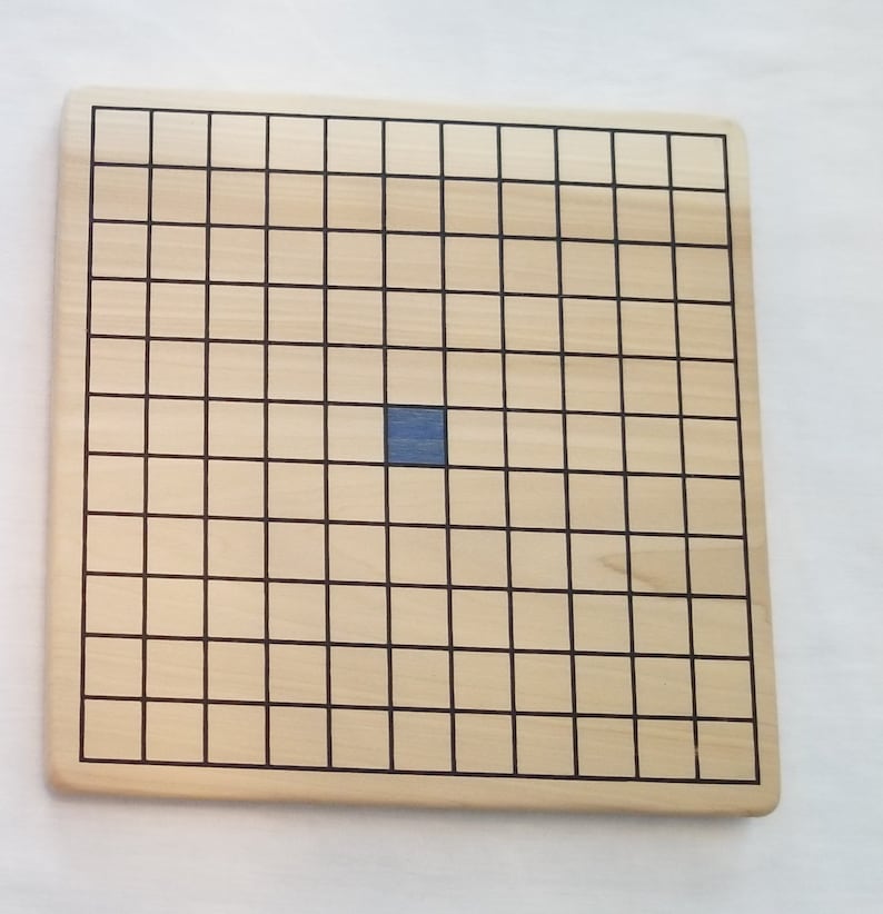 Hnefatafl - Solid Wooden Reversible Board for Tafl, Tawlbwrdd, and ...