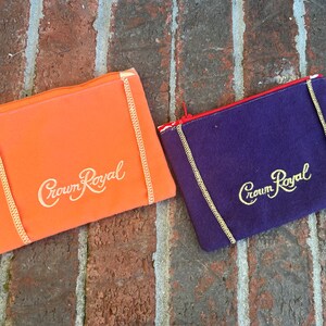 Crown Royal Zipper Pouch - Etsy