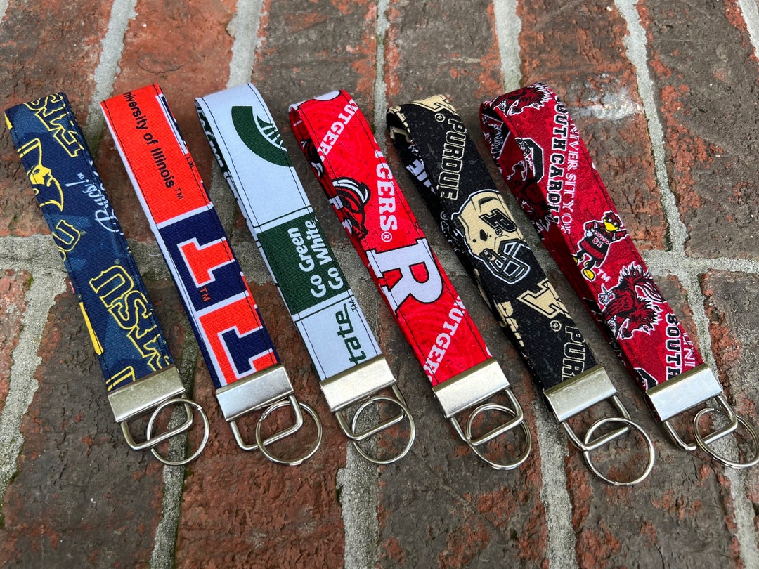 Keychain / Wristlet - NCAA College Football - Etsy