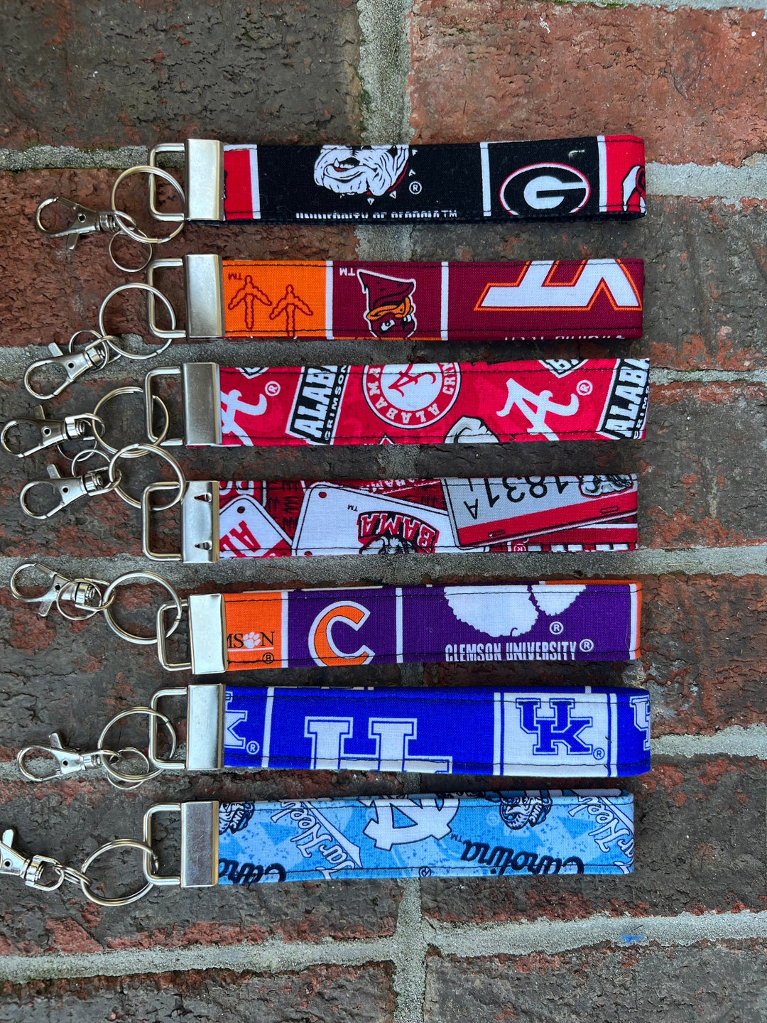 Keychain / Wristlet - NCAA College Football - Etsy
